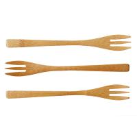 China Disposable Bamboo Utensils – Eco Friendly Biodegradable Wooden Forks and Knives for Steak Salad Cake Fruit for sale