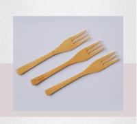 China Disposable Bamboo Utensils – Eco Friendly Biodegradable Wooden Forks and Knives for Steak Salad Cake Fruit for sale