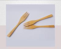 China Disposable Bamboo Utensils – Eco Friendly Biodegradable Wooden Forks and Knives for Steak Salad Cake Fruit for sale