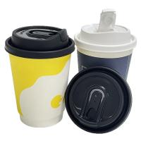 China Double Wall Insulated Kraft Paper Cups Anti-Scald Thickened Commercial Milk Tea & Coffee Cups for sale