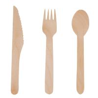 China Biodegradable Wooden Cutlery Set  for Light Meals and Western Cuisine – Custom Engraving and Logo Printing for sale