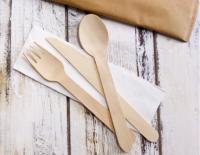 China Biodegradable Wooden Cutlery Set  for Light Meals and Western Cuisine – Custom Engraving and Logo Printing for sale