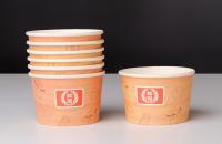 China Ice Cream Paper Bowls for Frozen Desserts with Custom Logo Printing for sale