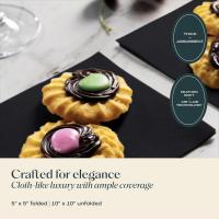 China Premium Linen Like Cocktail Napkin for Restaurant Wedding Dust Free Paper for sale