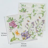 China Colorful Eco Printed Napkins Custom Multi Color Printing Hotels Parties Commercial Use for sale