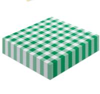 China Classic Plaid Foodgrade Biodegradable Napkins Eco Friendly for sale