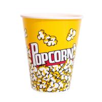 China Creative Popcorn Plastic Bucket Food-Grade Multi-Purpose Cinema/Party/Retail Custom Printed for sale