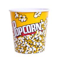 China Creative Popcorn Plastic Bucket Food-Grade Multi-Purpose Cinema/Party/Retail Custom Printed for sale