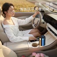 China Starry Sky Smart Car Aroma Diffuser Auto Sensing Spray Ambient Light Luxury Car Perfume Ornament for sale