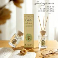 China French Garden Reed Diffuser Gift Set Luxury Scented Oil for Bedroom Odor Eliminator for Bathroom Home Decor Aroma Kit for sale