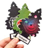 China Single Pack Car Fragrance Card Long Lasting Freshener Odor Remover Custom Logo for sale