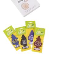 China Single Pack Car Fragrance Card Long Lasting Freshener Odor Remover Custom Logo for sale