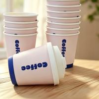 China Double-Layer Food-Grade Insulated Disposable Hot Cups for Hot Drinks Certified for sale