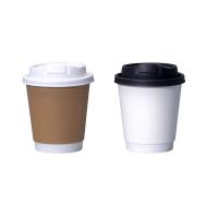 China Disposable Thickened Paper Cups Heat Insulation Leak Proof Food Grade Custom Print for sale