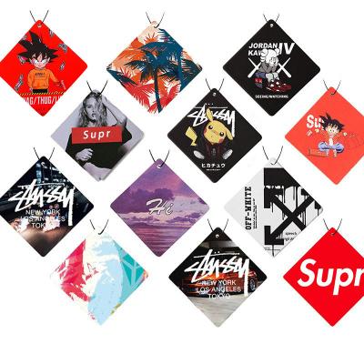 China Car Scented Hanging Tag Solid Air Freshener Quiet Luxury for Every Journey for sale