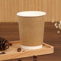 China Double-Wall Kraft Paper Coffee Cup  Natural Insulation & Leak-Proof Food-Grade for sale