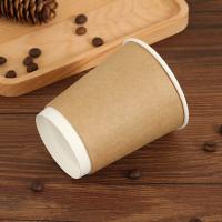 China Double-Wall Kraft Paper Coffee Cup  Natural Insulation & Leak-Proof Food-Grade for sale