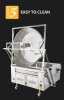 China Automatic Frying Machine Low Noise Outer Square Inner Circle for sale