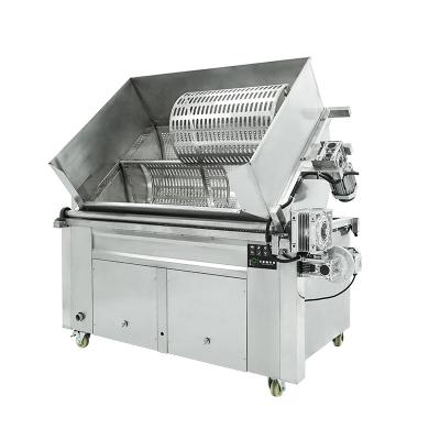 China 65KW Fish Automatic Frying Machine 150L 380V Electric heating for sale