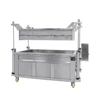 China 600L Industrial Electric Deep Fryer Machine Automatic Lifting Square Basket for sale