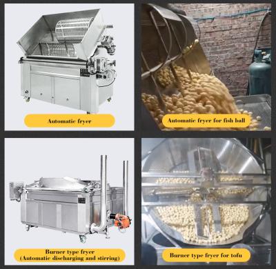 China Fully Automatic Fryer Machine Commercial Energy Saving 600L Oil Capacity for sale
