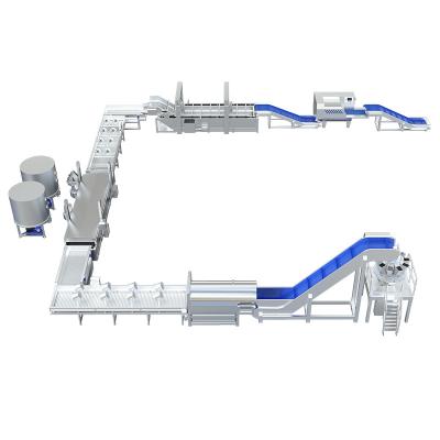 China Customized Fully Automatic Potato Chips Production Line Washing/Frying/Packing French Fries Potato Crisp Making Machine for sale