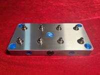 China White CNC Axis Fixtures with 0.005mm Repeat Accuracy and 3/4/5 Axis Compatibility for Precision Machining for sale