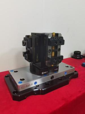 China Precision Axis Fixtures with 0.005mm Repeat Accuracy 18KN Locking Force and Double Fixtures for CNC Machining for sale