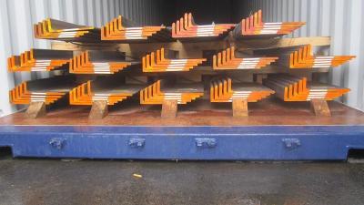 China Grade AH32 DH36 Inverted Angle Bar 200x90x9x14 to 450x125x11.5x18 for Shipbuilding for sale