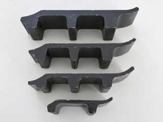 China Hot Rolled Triple Grouser Track Shoes for Excavator 203x11x28b 25MnB for sale
