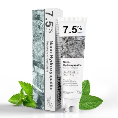 China Hydroxyapatite Toothpaste Fluoride Free 4.23oz with 10% Nano Formula for Sensitive Teeth and Enamel Repair for sale