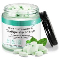China Chewable Toothpaste Tablets 150pcs with 10% Nano Hydroxyapatite for Sensitive Teeth and Plaque Control for sale