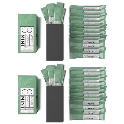 China 40PCS Travel Size Alcohol-Free Mouthwash Packets 11ml Each TSA Compliant Individual Use for sale