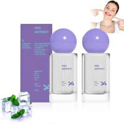 China 2-Pack Probiotic Oral Spray 20ml Alcohol-Free Cool Mint Breath Freshener Travel Size for sale