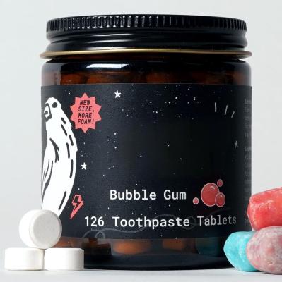 China Nano Hydroxyapatite Toothpaste Tablets Bubble Gum Flavor 126 Count - Fluoride-Free & Plastic-Free for sale
