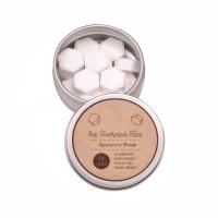 China 14 Count Mint Toothpaste Tablets Fluoride Free Natural Whitening Travel Mouthwash Tabs for Sensitive Teeth for sale