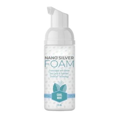 China 4 oz Nano Silver Foaming Toothpaste - Fluoride Free, SLS & Glycerin Free with 12-Hour Freshness for sale