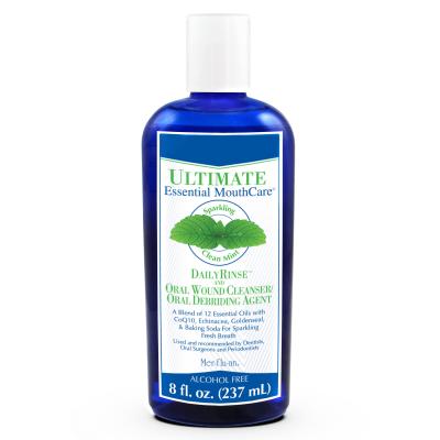 China 237ml Alcohol-Free Mint Mouthwash with Baking Soda & Essential Oils - Vegan Formula for Sensitive Mouths for sale