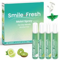 China 4-Pack Flavored Dry Mouth Spray with Xylitol - Alcohol Free Formula in 0.33 oz Bottles for Instant Hydration for sale