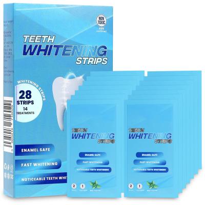 China Professional Dental Whitening Strips - 28 Strips Enamel-Safe Formula for 14-Day Treatment for sale