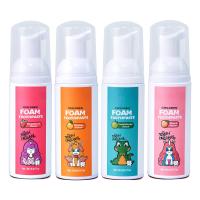 China 4 Flavors Children's Foam Toothpaste 60ml Non-Fluoride Fruit Flavor Cavity Protection for Babies & Kids for sale