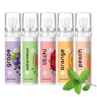 China 5-Piece Fruit Oral Breath Spray Set for Bad Breath Relief and Dry Mouth Care with 5 Bottles for sale
