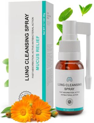 China 1 oz Lung Cleansing Spray with Eucalyptus and Peppermint for Respiratory Support and Mucus Relief for sale