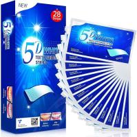 China Mint Flavor 5D Teeth Whitening Strips 14 Packs 28 Pcs with Non-Slip Technology for At-Home Use for sale