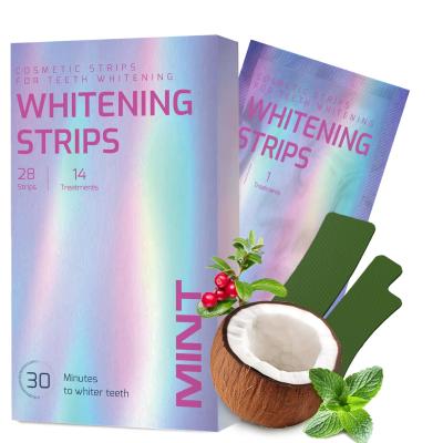 China 28 Stripes Gentle Teeth Whitening Strips - Peroxide-Free Formula with 28 Count for Sensitive Teeth for sale