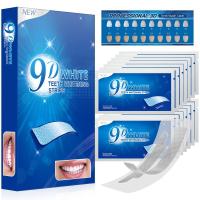 China 9D Whitening Strips for Sensitive Teeth - 14 Pairs 28 Strips with Enamel-Safe Formula for sale