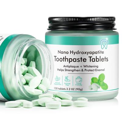 China 150pcs Nano Hydroxyapatite Toothpaste Tablets Fluoride Free for Teeth Strengthening and Whitening for sale