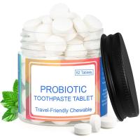 China Nano Hydroxyapatite Probiotics Toothpaste Tablets 62ct - Mint Flavor Chewable for Enamel Remineralization for sale