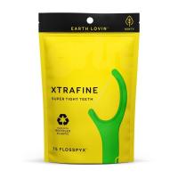 China Recycled Plastic Dental Flossers 75 Count with 50% Longer Floss for Super Tight Teeth Cleaning for sale