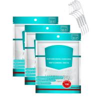 China Travel Dental Floss Picks 300 Count with High-Toughness Polymer and Non-Slip Handle for Oral Hygiene for sale